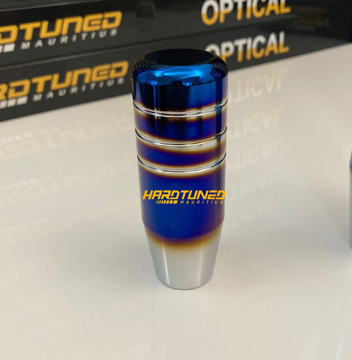SHIFT KNOB BURNT EFFECT BLUE – HARDTUNED ENTERPRISE (MAURITIUS)